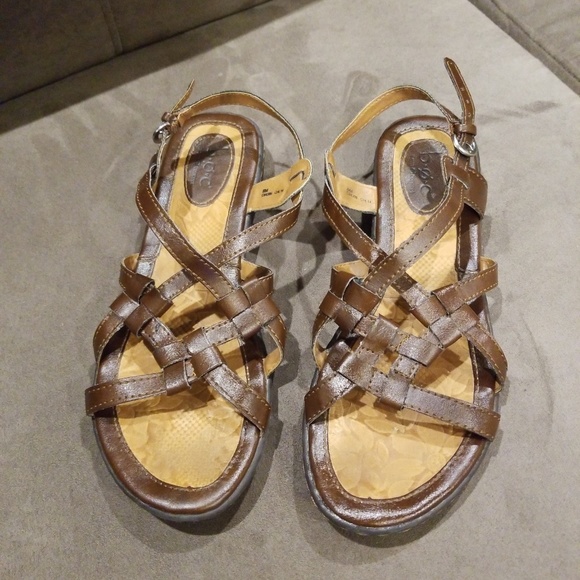 Born | Shoes | Boc Born Concept Sandals Sz 8 Brown Leather | Poshmark